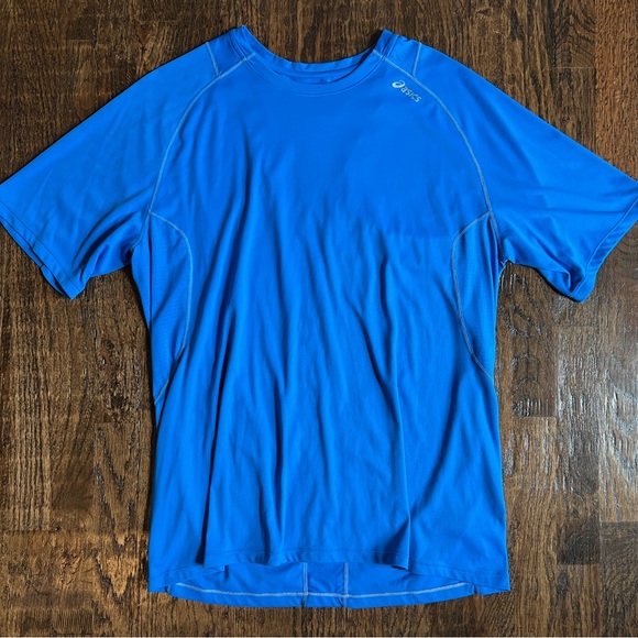 Asics | Shirts | Asics Running Tennis Shirt Xl Blue In Color | Poshmark